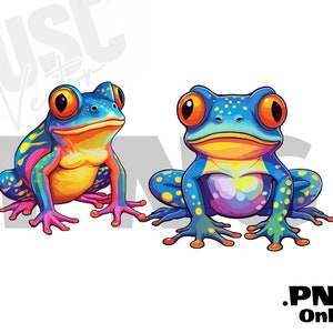 Fantasy Frogs Png Stunning Frogs Clipart Frogs Clipart - Etsy