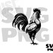 Rooster Svg, Cock Head Svg, Rooster Clipart, Rooster Png, Farm Animal ...