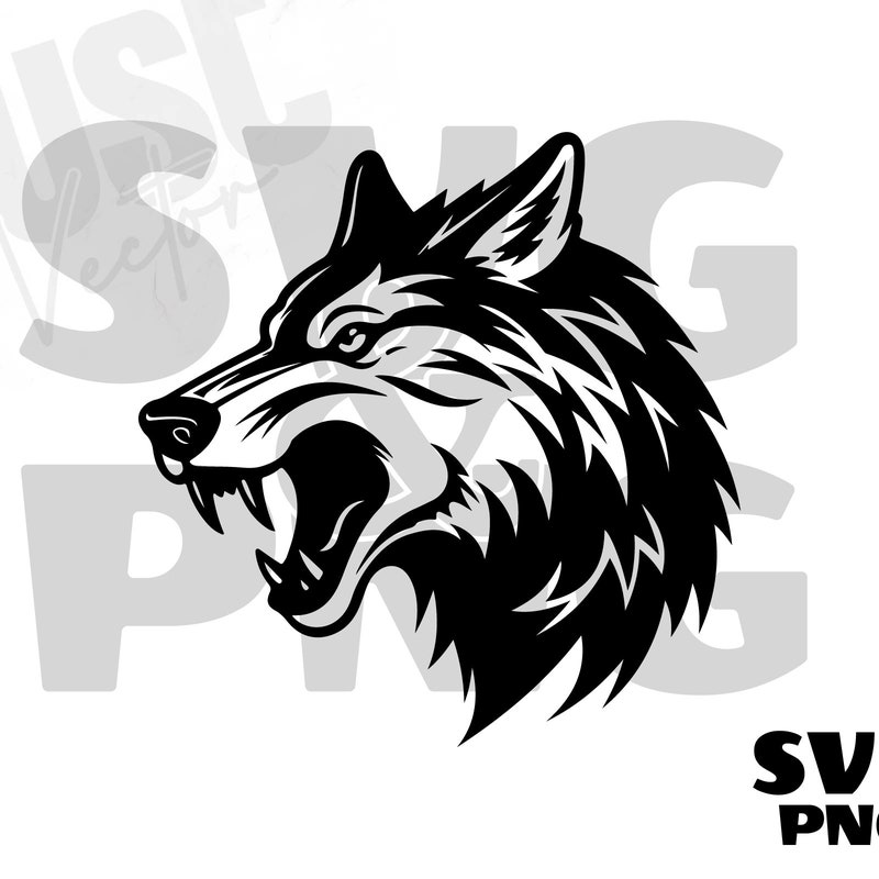 Wolf Silhouette - Etsy