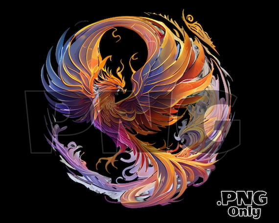 Fire And Water Phoenix Wallpaper
