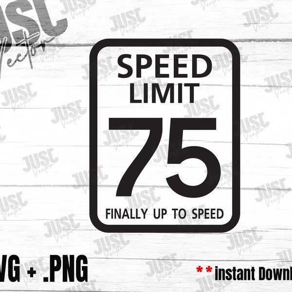 75 Speed Limit Sign - Etsy