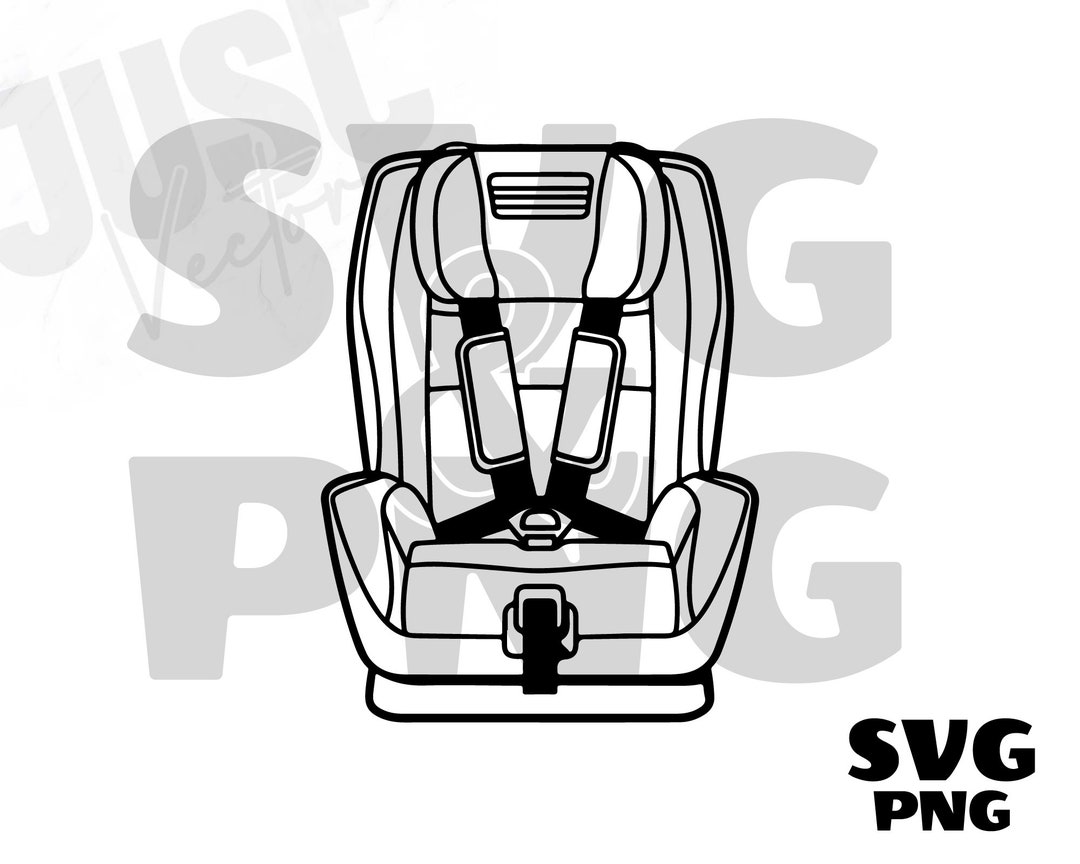 Baby Car Seat Svg, Baby Car Seat Clip Art, Baby Car Seat Png, Baby Car ...
