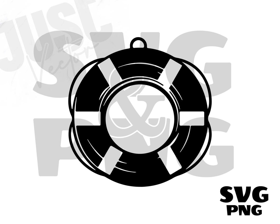 Lifebuoy Svg, Lifering Svg, Lifesaver Svg, Lifebuoy Silhouette ...