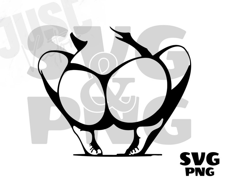 Sexy Ass SVG, Female Buttocks SVG, Woman's Bum, Female Butt, Booty Svg ...