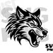 10 Design Ferocious Wolf Bundle Svg, Angry Wolf Svg, Angry Wolf PNG ...