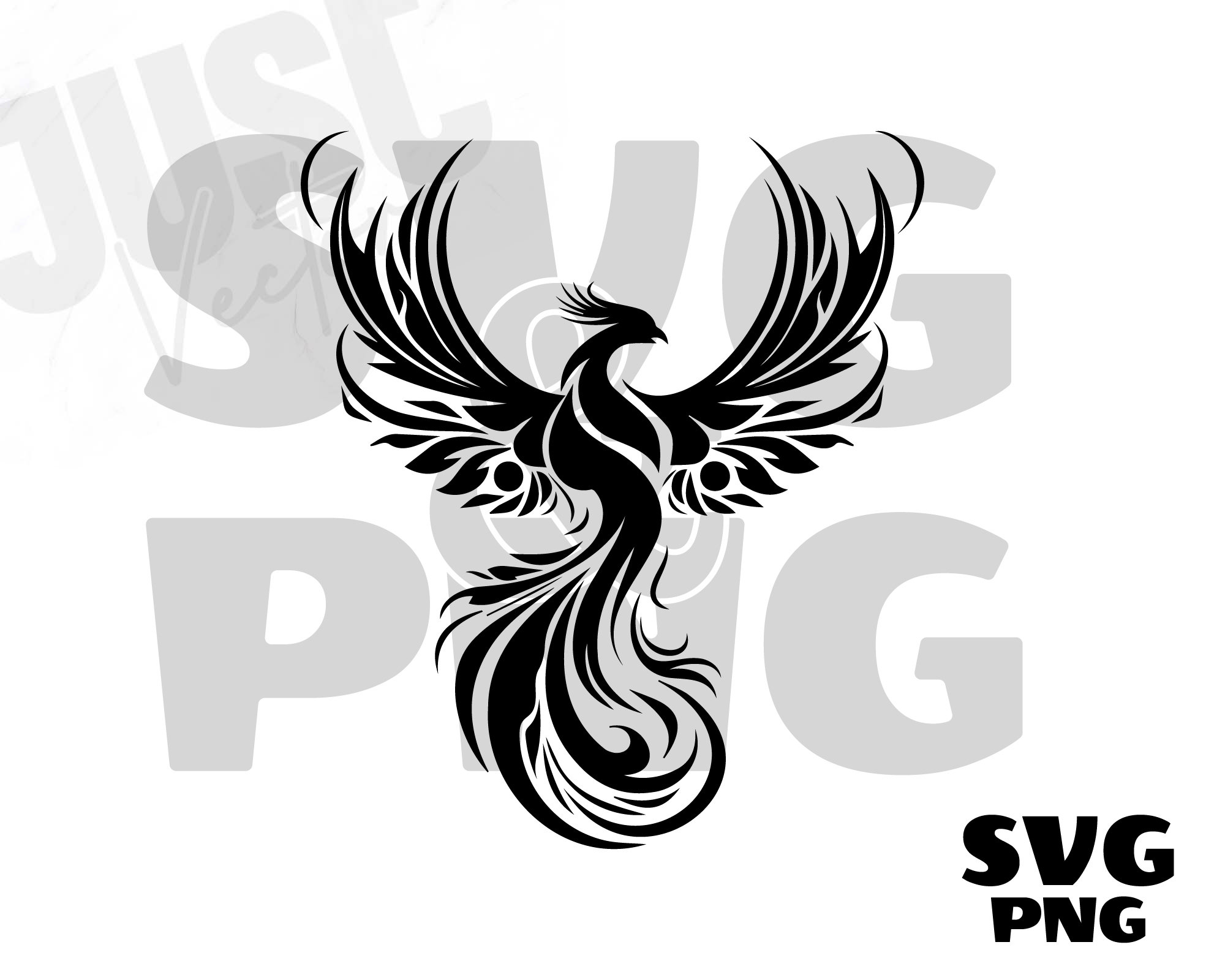 Phoenix Svg, Phoenix Clipart, Phoenix Cricut, Phoenix Wings Svg ...