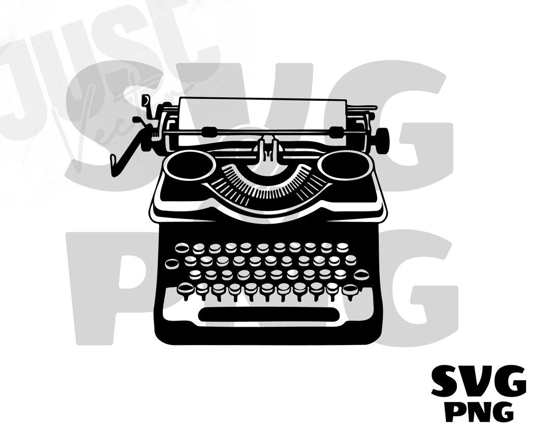 Typewriter SVG, Typewriter Clipart, Typewriter Cut File, Typewriter Png ...