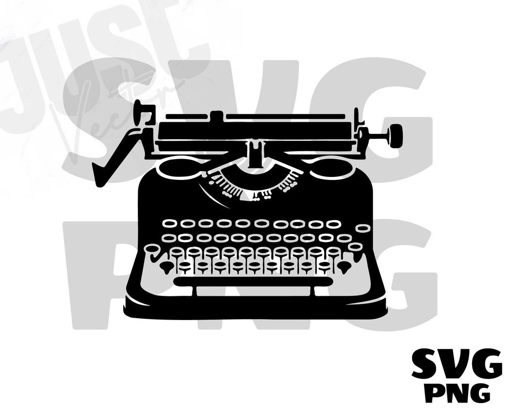 Typewriter SVG, Typewriter Clipart, Typewriter Cut File, Typewriter Png ...
