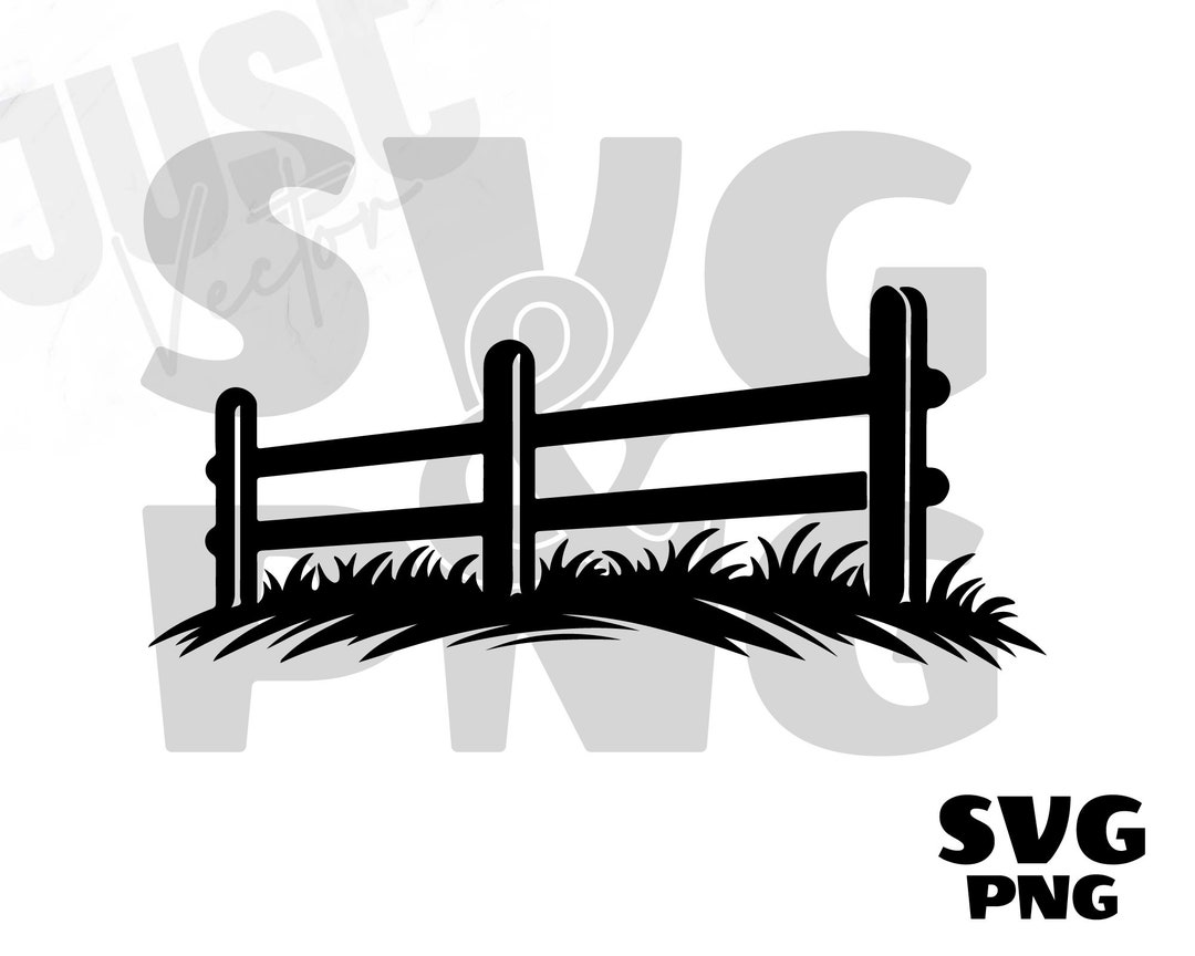 Wood Fence SVG, Fence Svg, Fence Clipart, Fence Png, Fence Silhouette ...