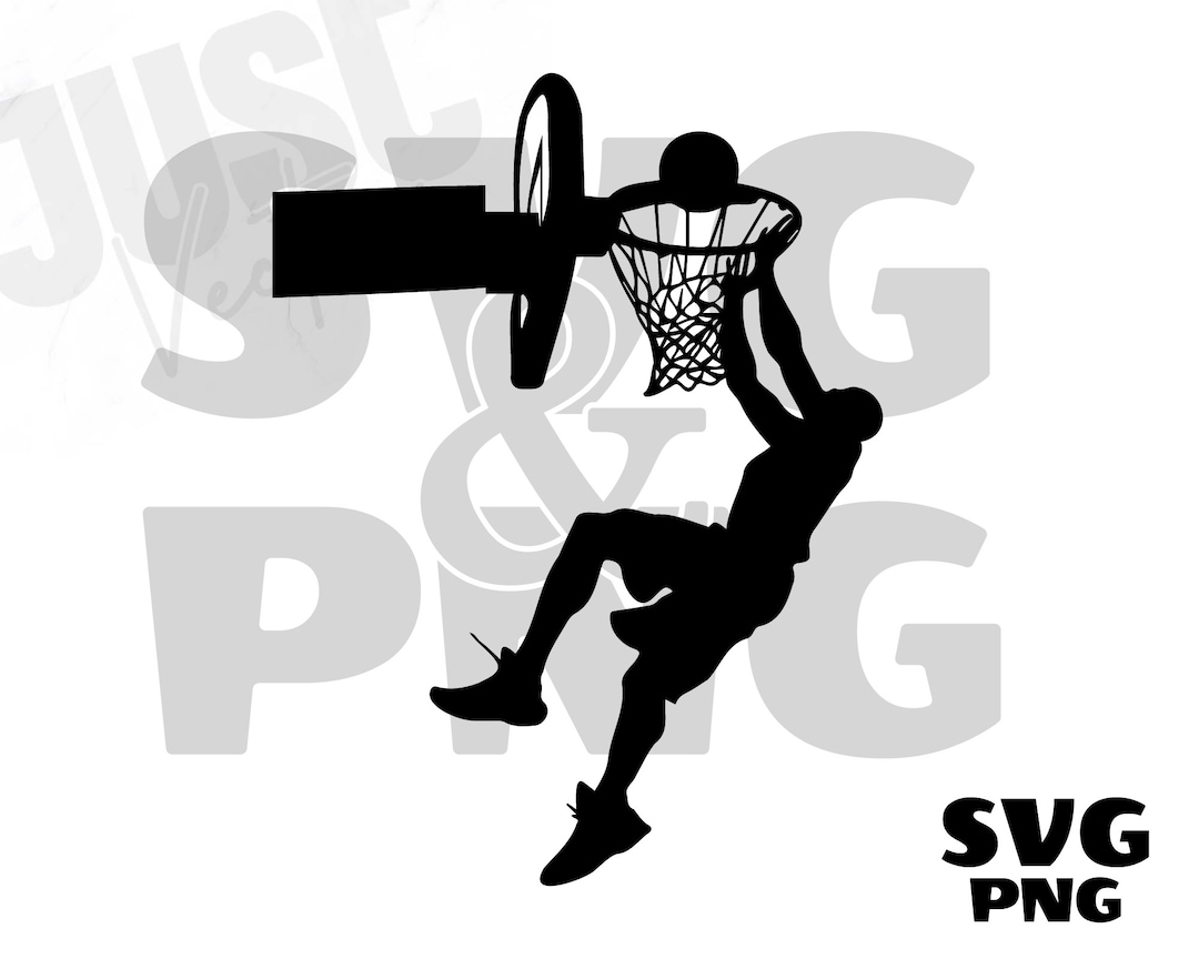 Basketball Slam Dunk SVG, Basketball Player Sports Svg,basketball SVG ...