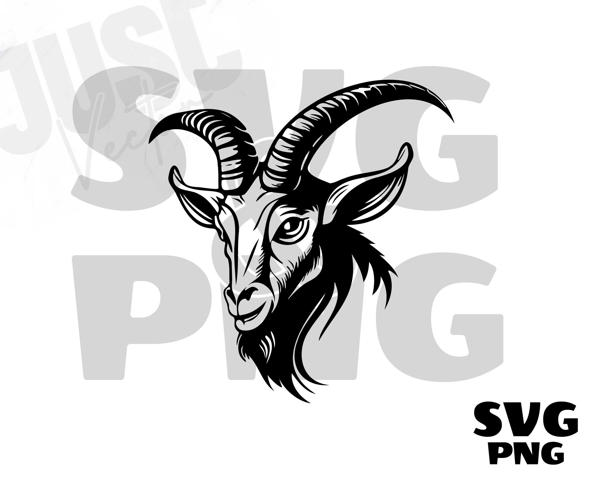 Goat Svg, Farm Animal Svg, Goat Clipart, Goat Png, Goat Logo, Goat Png ...