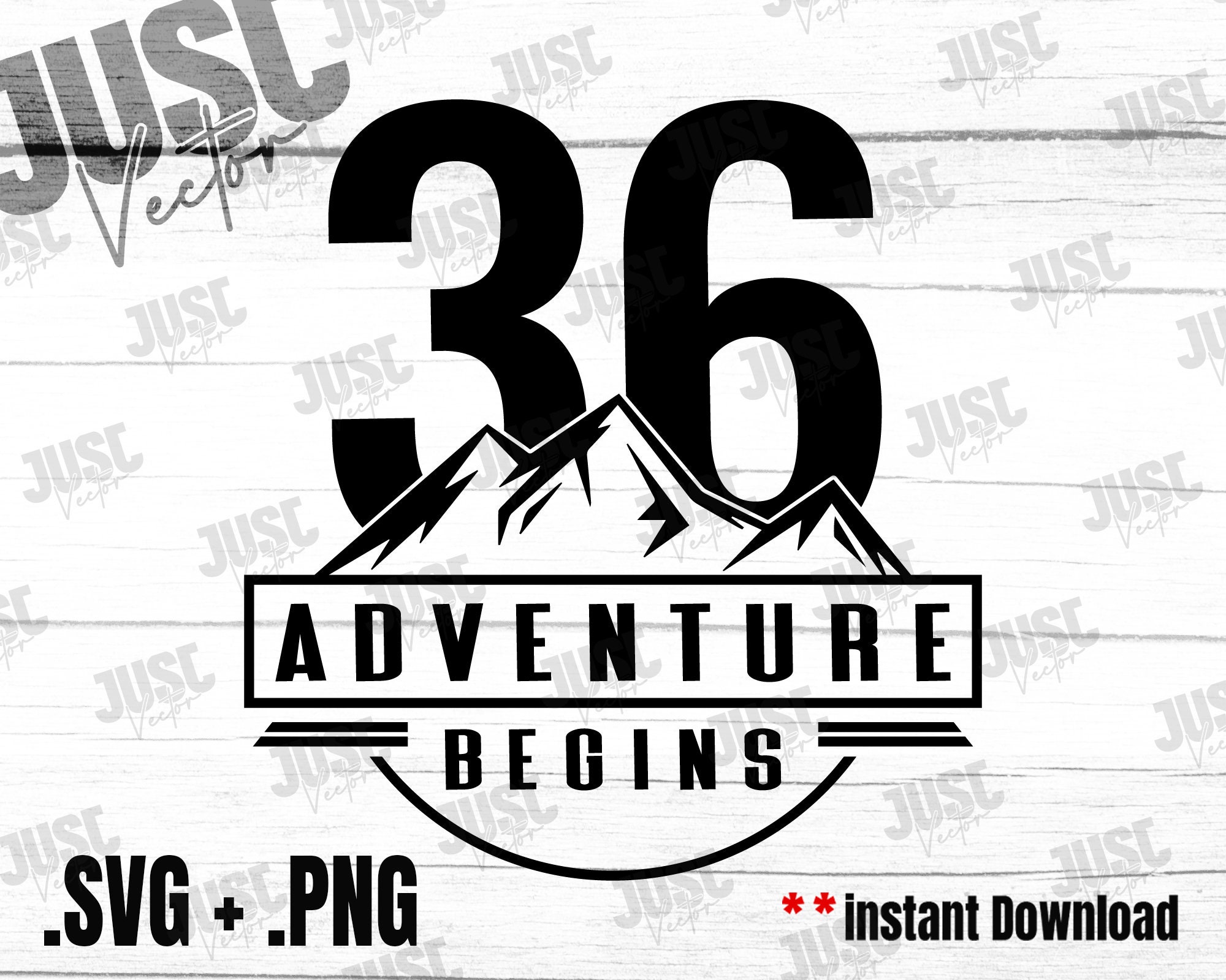 36 Adventure Begins Svg Birthday 36 Svg 36 Png Number - Etsy