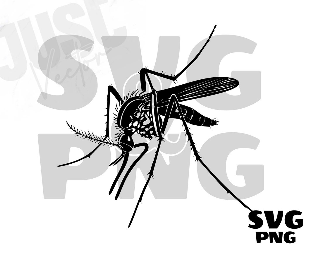 Mosquito Svg, Mosquito Clipart, Mosquito Silhouette, Mosquito Cut File ...
