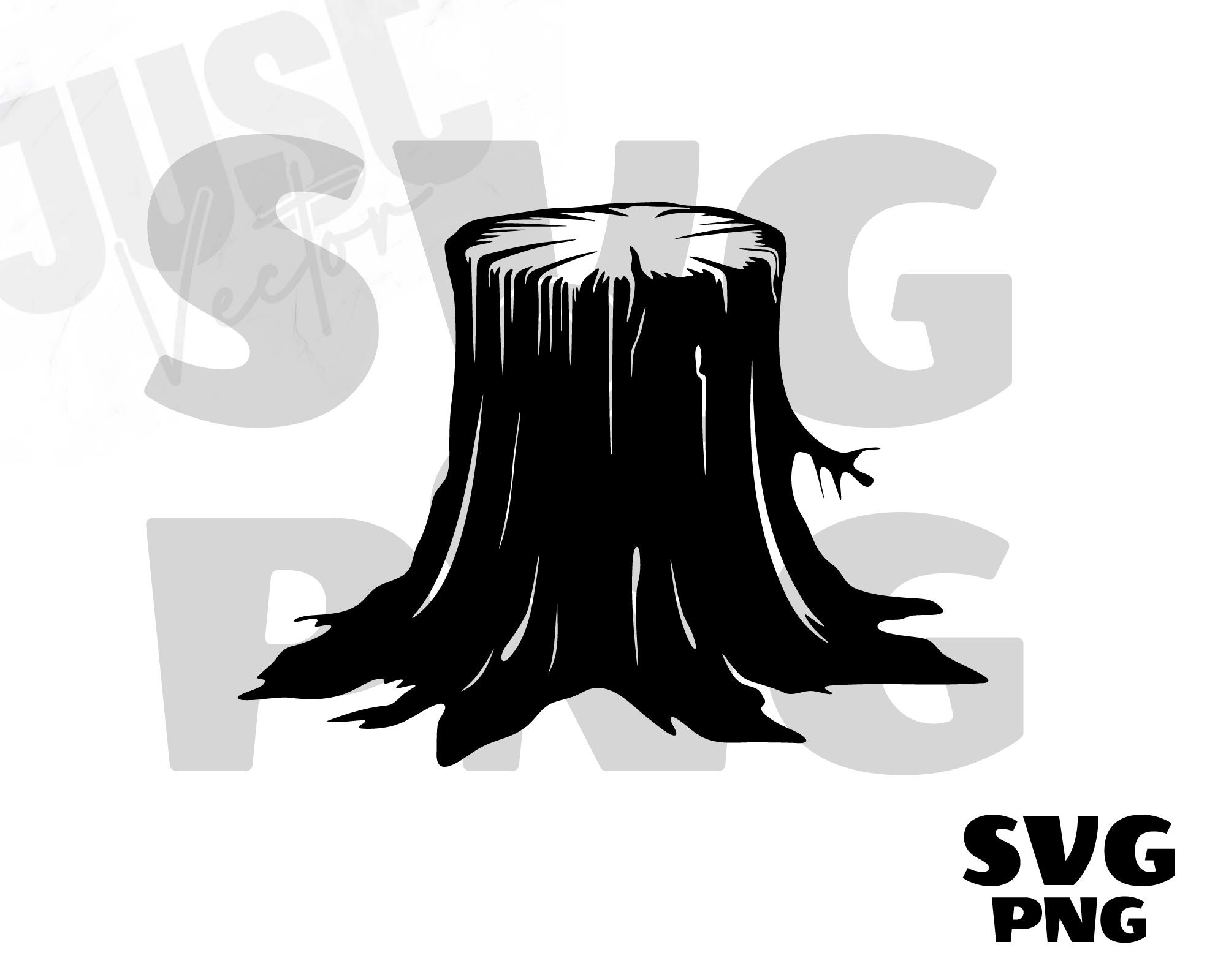 Tree Stump SVG, Wood Stump Png, Tree Stump Clip Art, Wood Stump ...