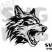 10 Design Ferocious Wolf Bundle Svg, Angry Wolf Svg, Angry Wolf PNG ...
