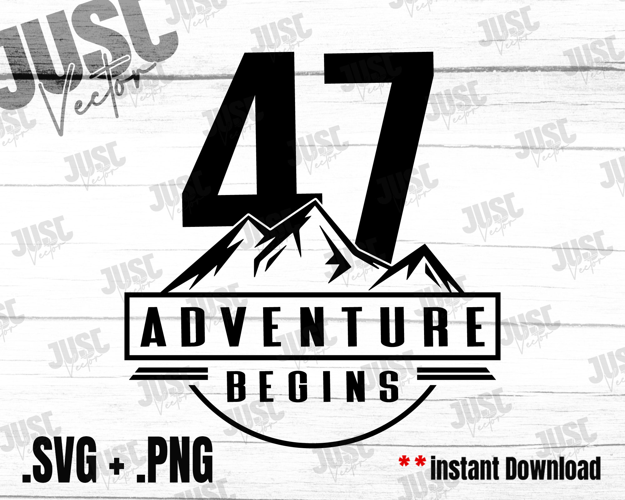 47 Adventure begins svg birthday 47 svg 47 png Number | Etsy