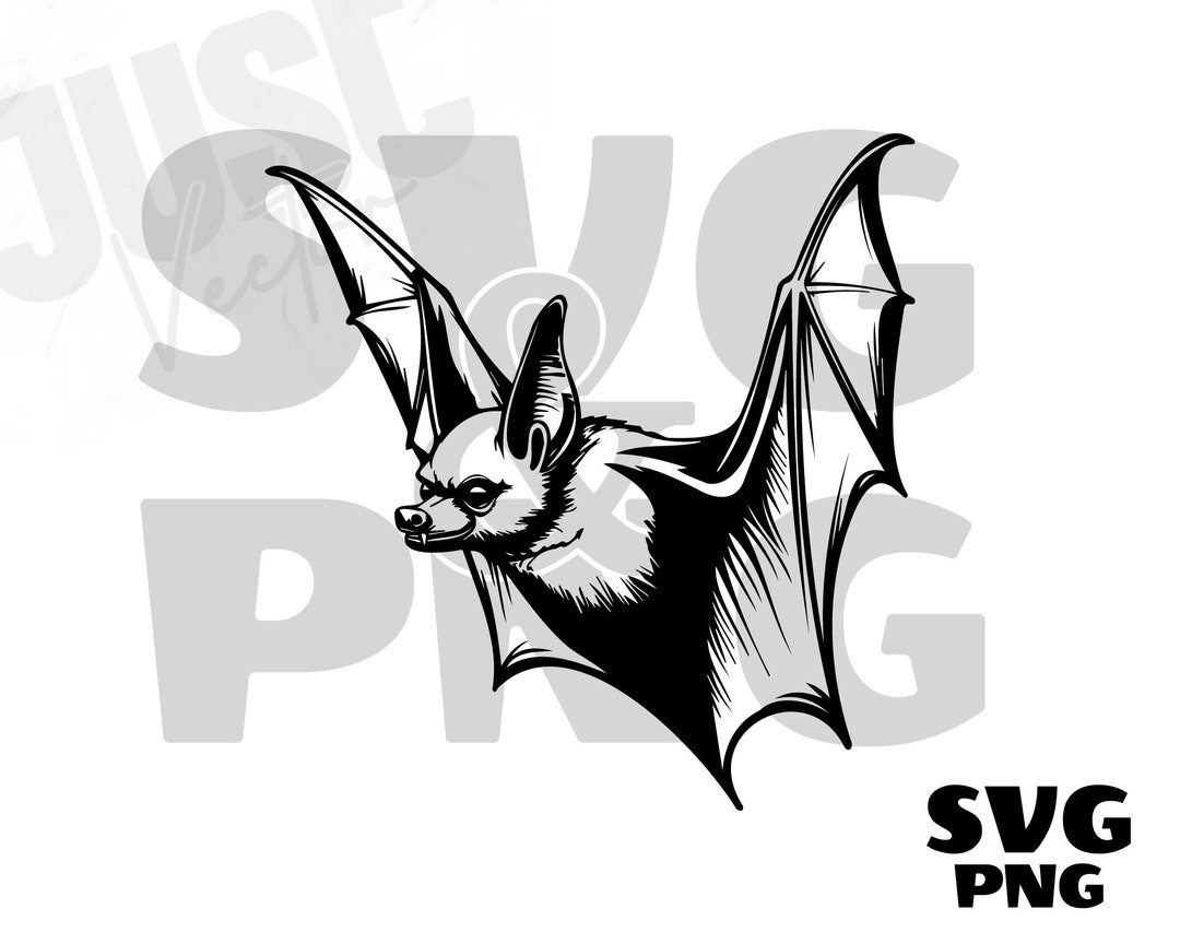 Bat Svg, Bat Face Svg, Bat Head Svg, Bat Silhouette, Bat Mascot Svg ...