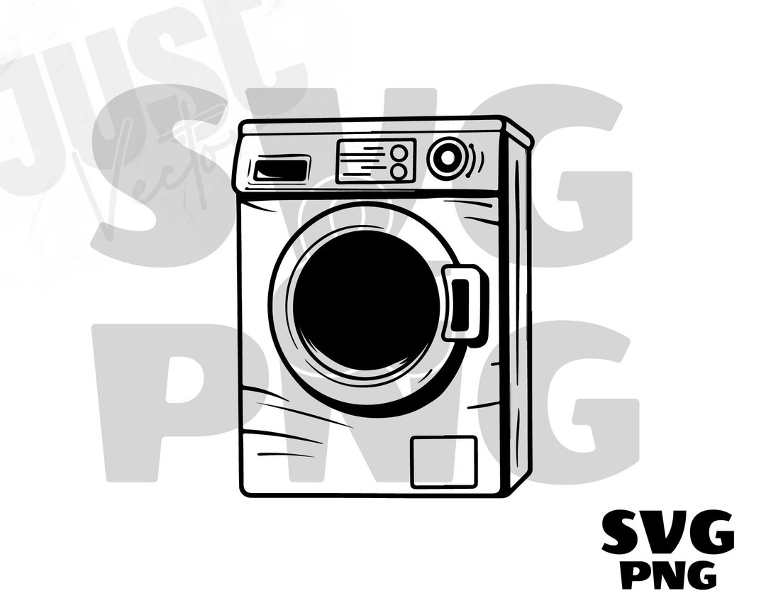 Washing Machine Svg, Laundry Machine Svg, Laundry Svg, Washing Machine ...
