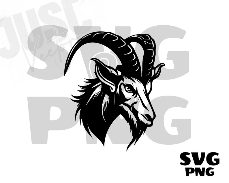 Goat Svg, Farm Animal Svg, Goat Clipart, Goat Png, Goat Logo, Goat Png ...