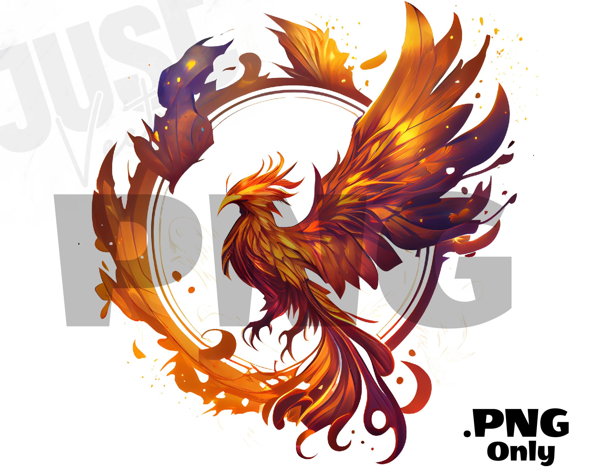 Phoenix Profile PNG Phoenix Fantasy Clip Art Phoenix PNG - Etsy México