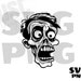 Zombie Svg, Zombie Svg, Halloween SVG, Zombie Clipart, Horror Zombie ...