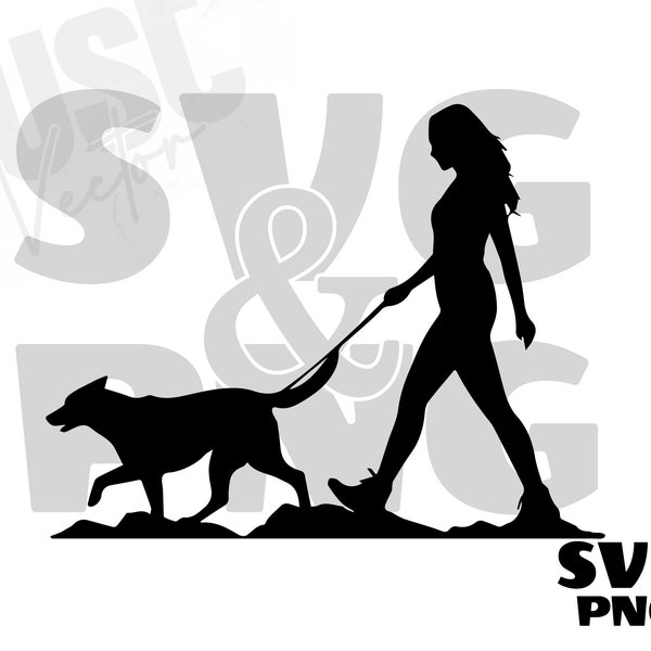 Walking the Dog - Etsy