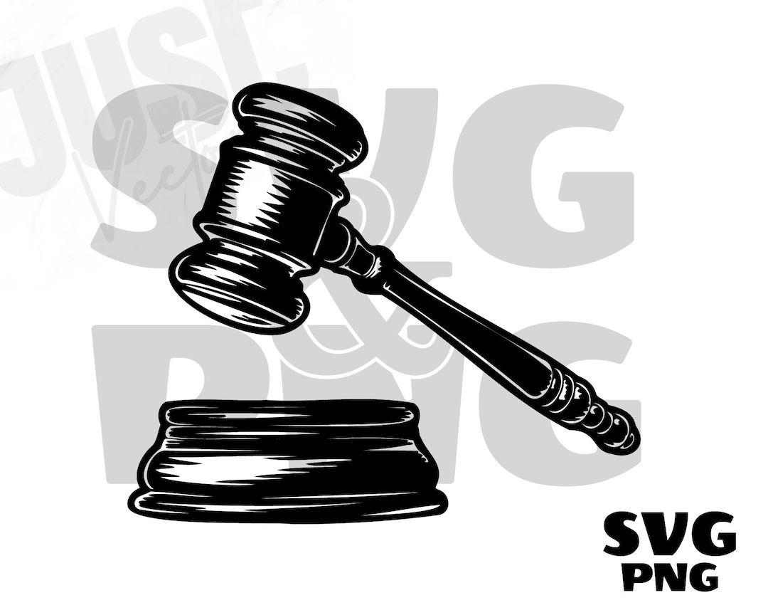 Judges Gavel Svg, Wooden Hammer Svg, Lawyer Svg, Court Svg, Courthouse ...