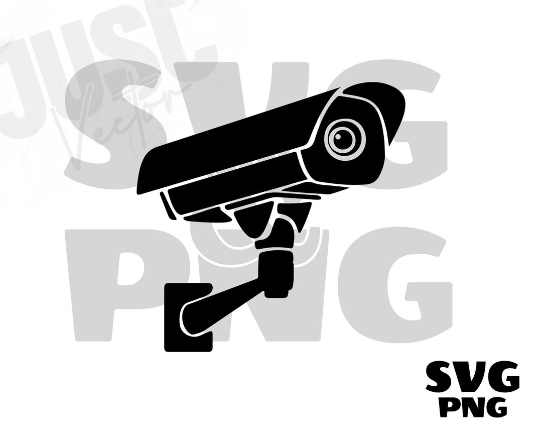 Security Camera SVG, Security Cam Svg, Video Surveillance Clipart ...