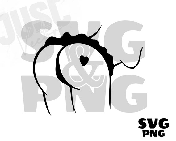 Booty Svg Thick Booty With Heart Naughty Sexy Svg Hip Svg - Etsy