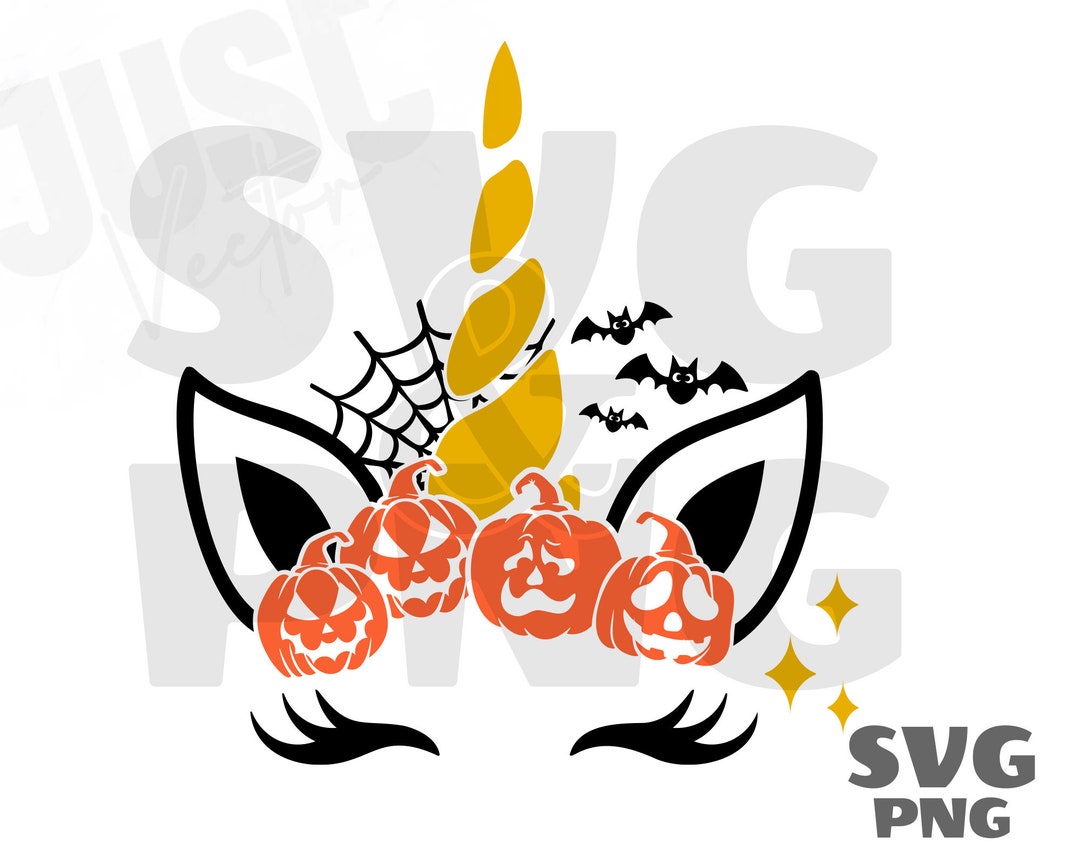 Halloween SVG, Halloween Unicorn Svg, Halloween Svg for Girls, Unicorn ...