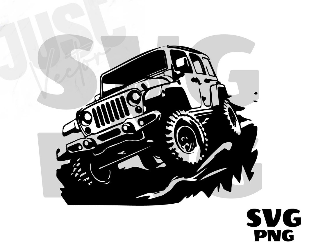 Off Road Car Svg, off Road Car Clipart, off Road Car Cricut, off Road ...