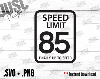 Speed Limit Svg | Etsy