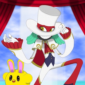 Balan From Balan Wonderworld Original Fan Art - Etsy