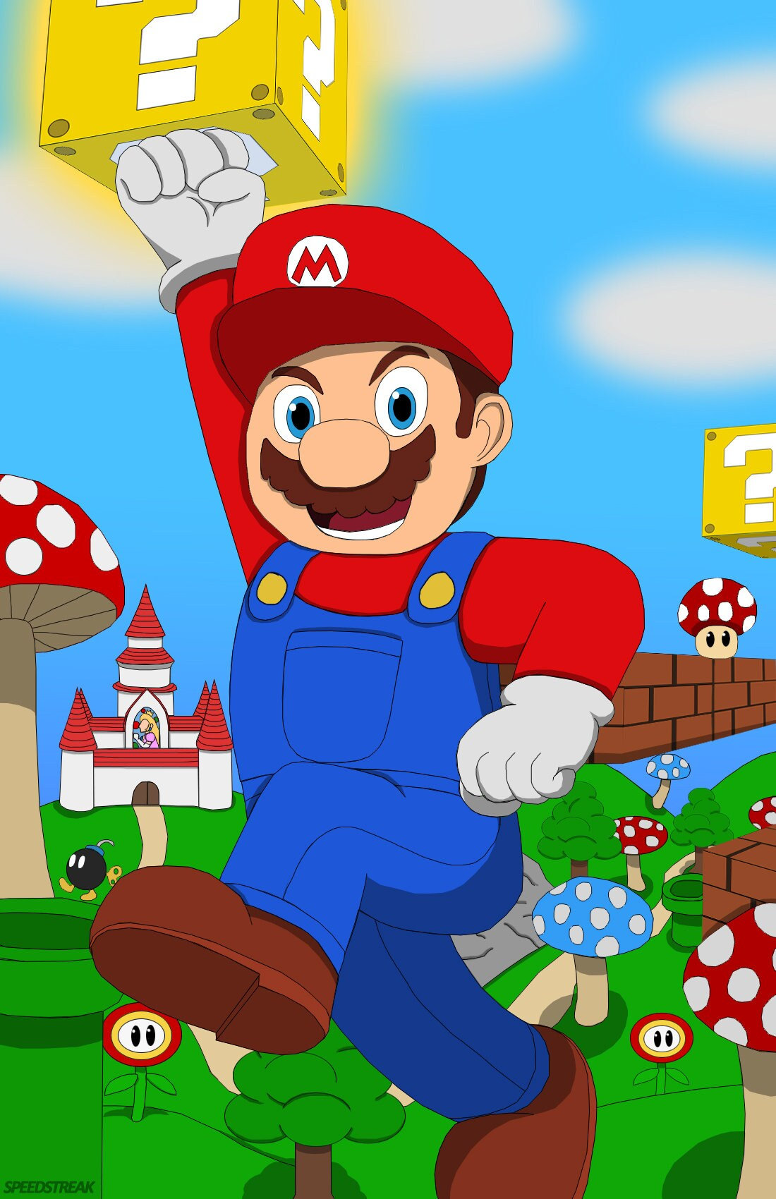 Super Mario Original Fan Art - Etsy