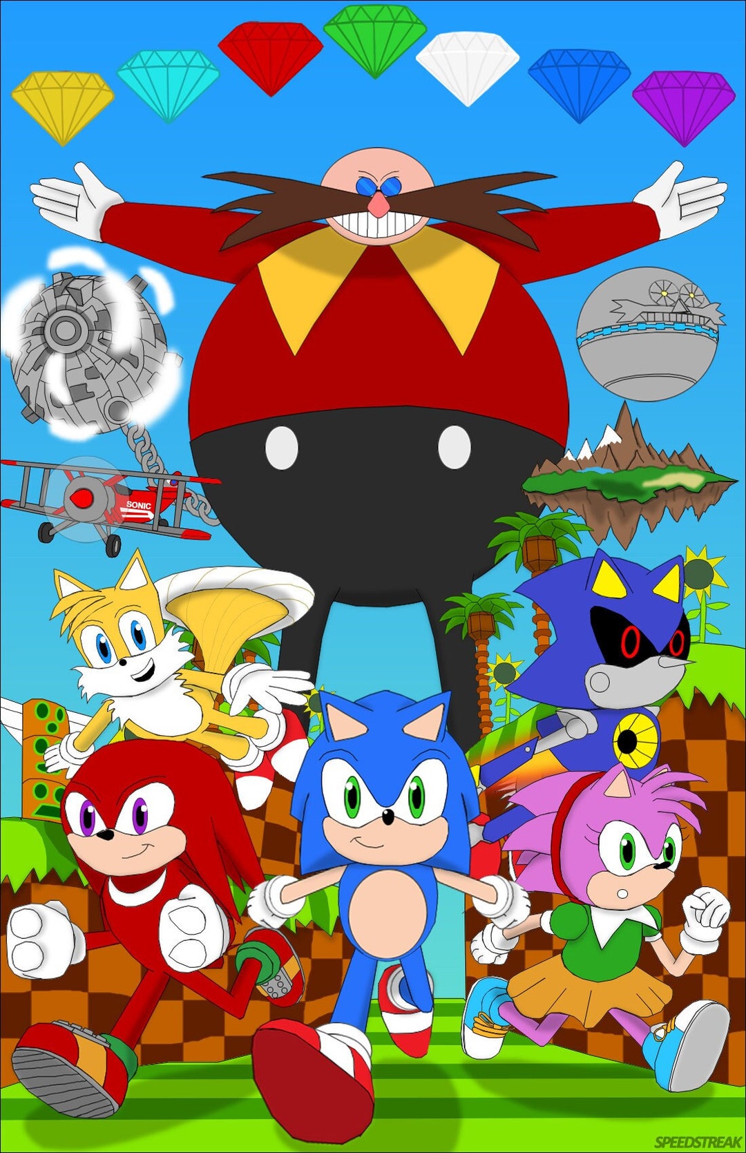 Sonic Origins Original Fan Art - Etsy