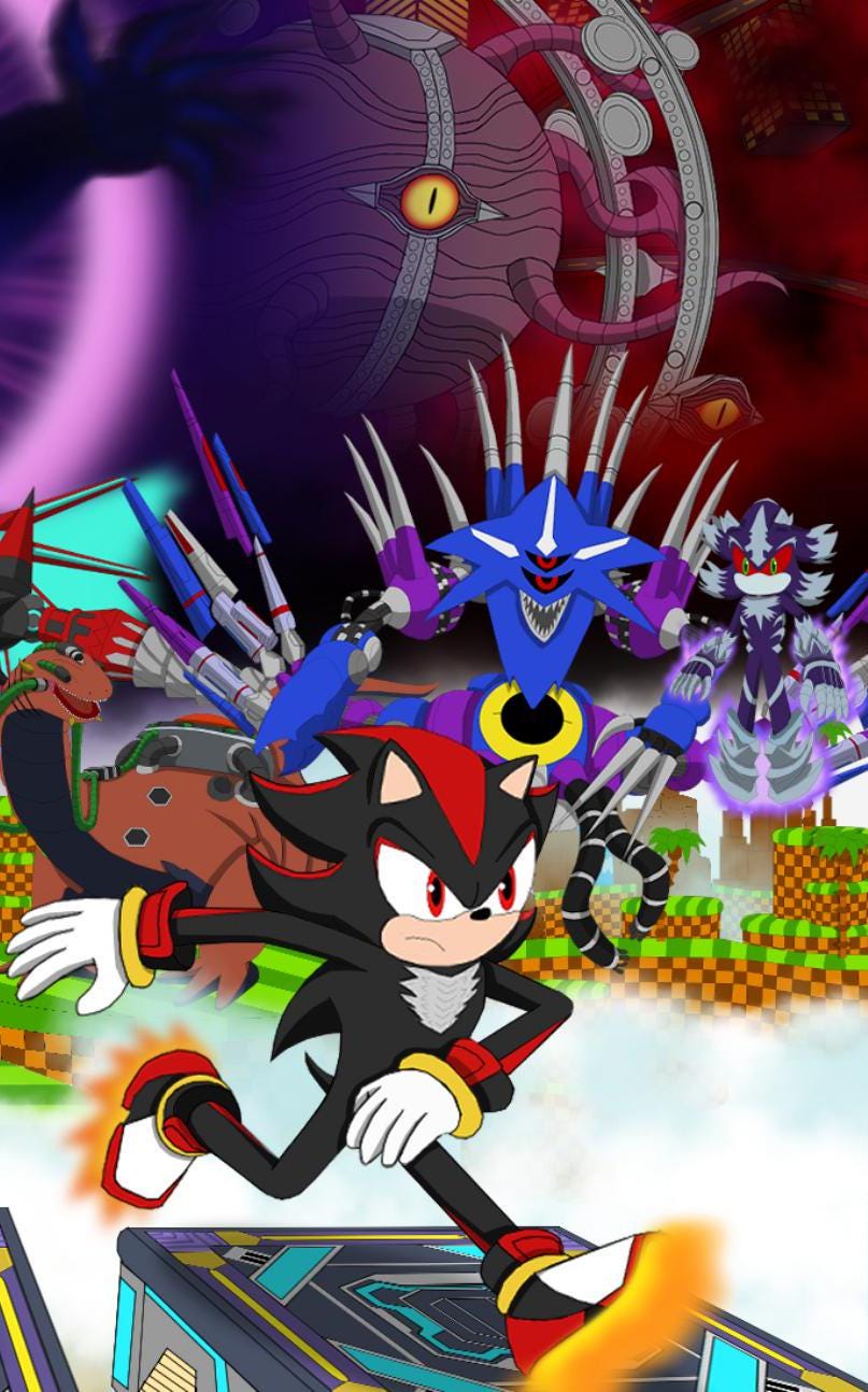 Sonic X Shadow Generations Original Fan Art - Etsy
