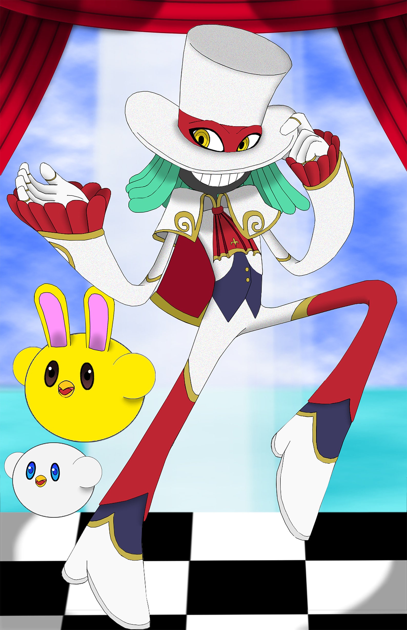 Balan From Balan Wonderworld Original Fan Art Matte Print - Etsy