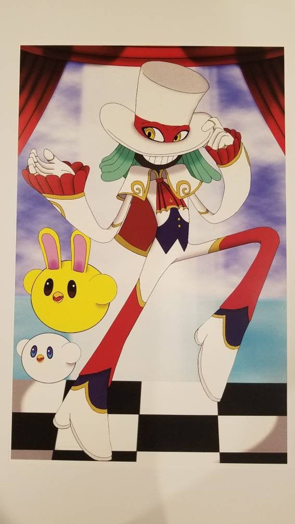 Balan from Balan Wonderworld Original Fan Art Wall Art Size | Etsy