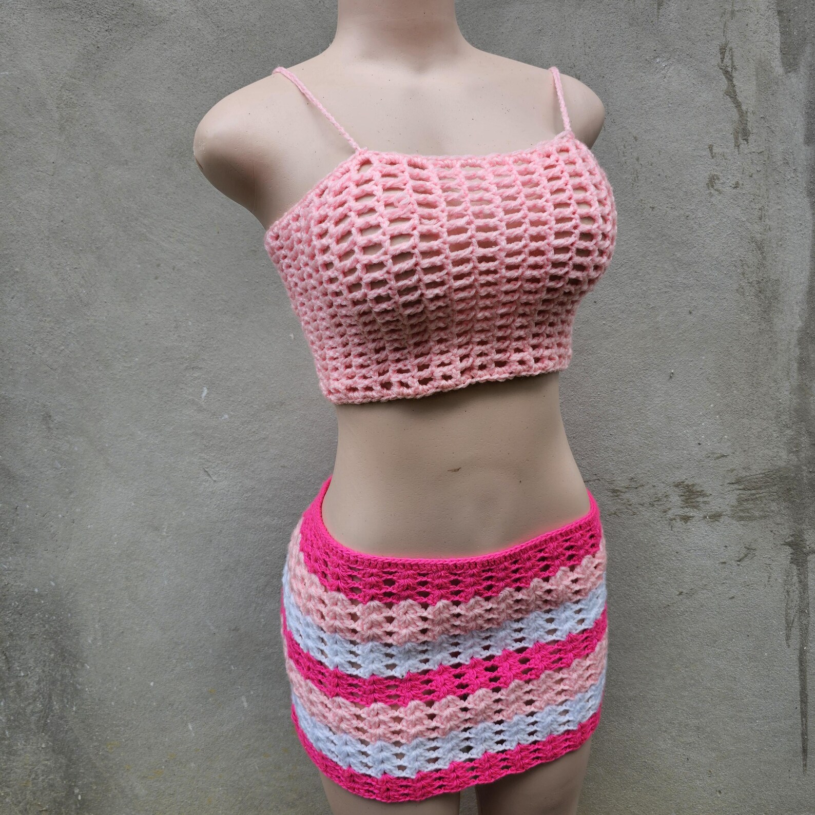 Crochet Bandeau Top, Crochet Top, Crochet Custom Top, Hand-made Top ...
