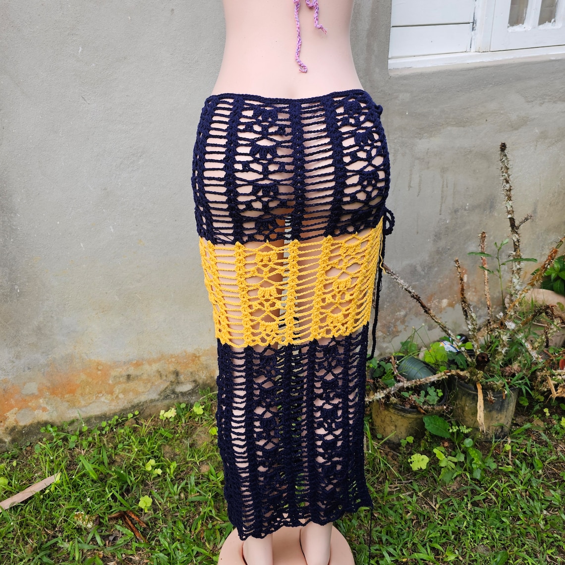CROCHET SKIRT PATTERN Boho Crochet Beach Skirt Pattern digital Pattern ...