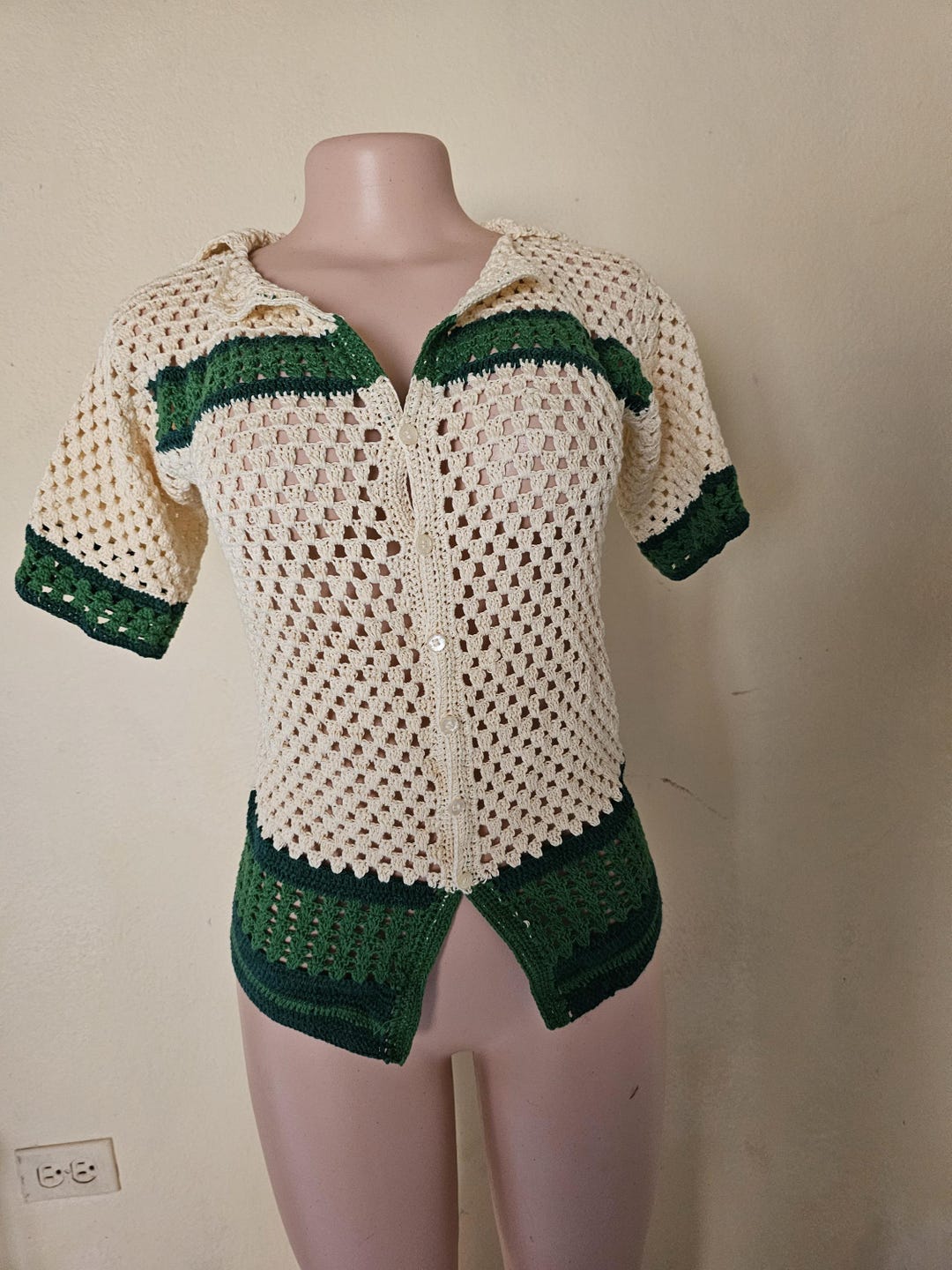 CROCHET SHORTS SET - Handmade Crochet Shorts & Top Set - Boho Chic ...