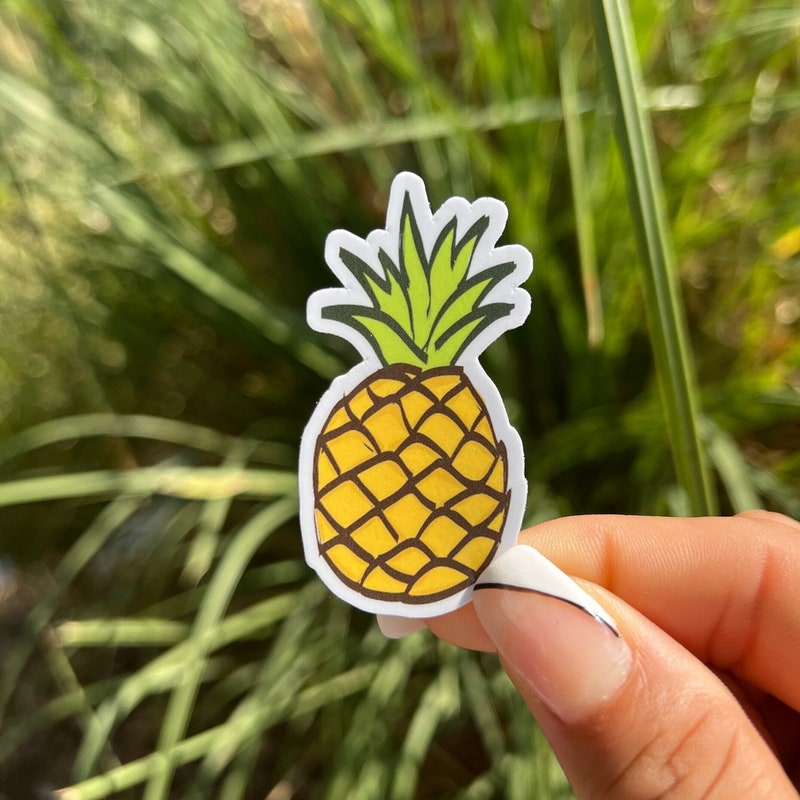 Pineapple Sticker - Etsy