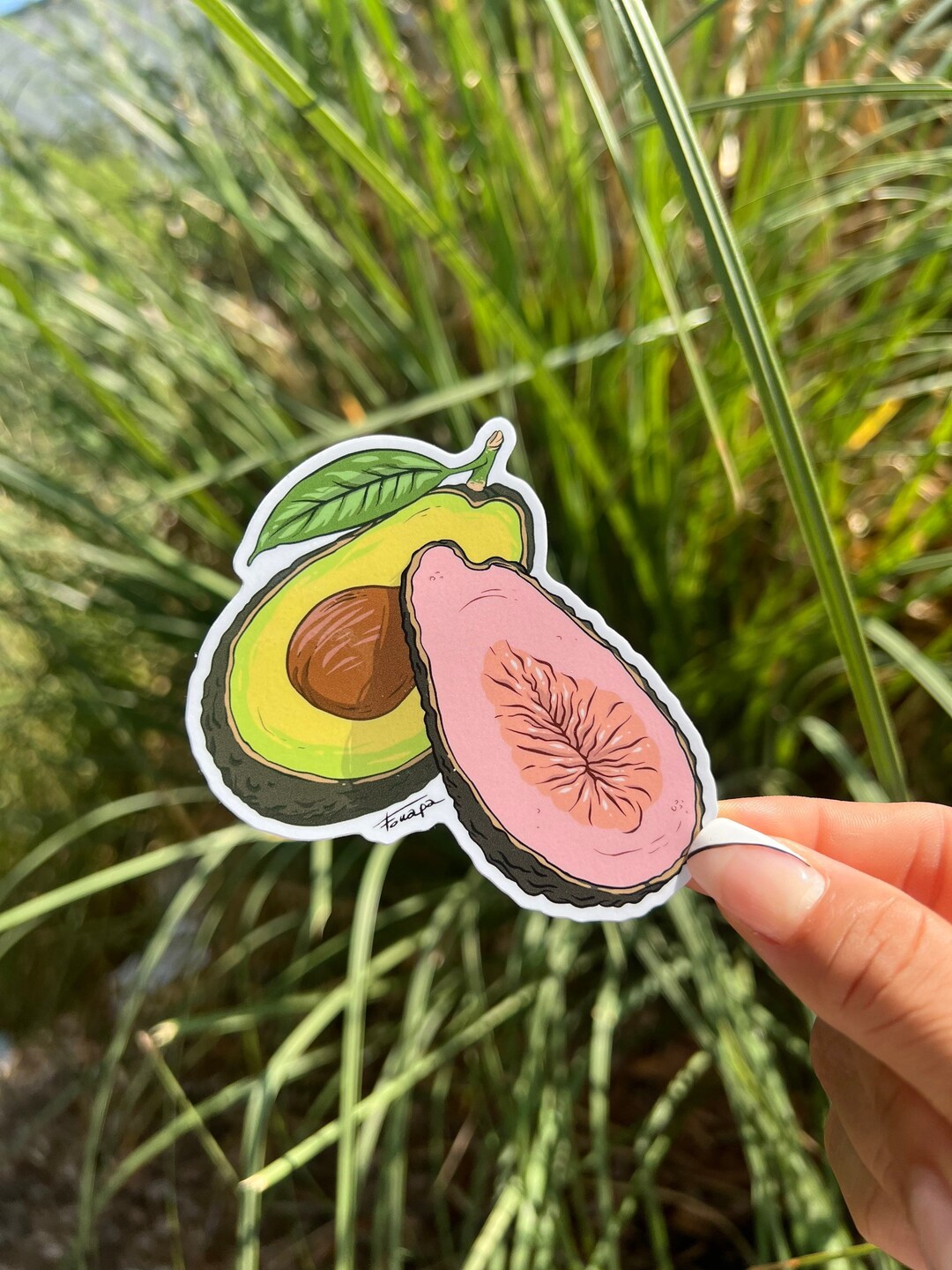 Sticker Avocado Adult Stickers Funny Stickers Stickers - Etsy Sweden