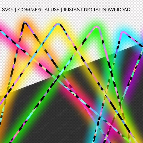 Neon Triangle - Etsy