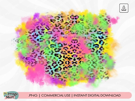 90s Leopard Print Backgrounds Leopard Sublimation Retro - Etsy