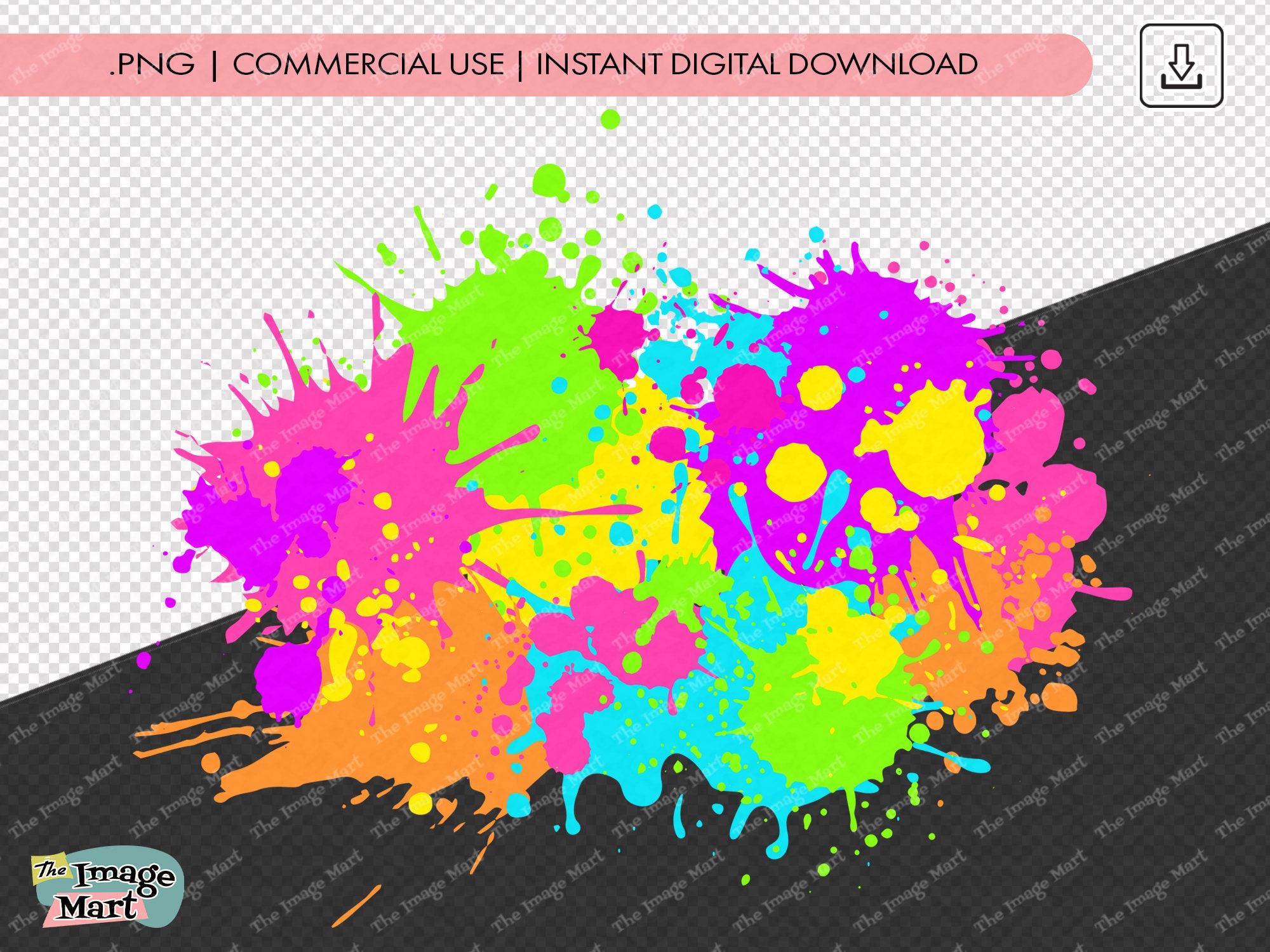 Neon Clipart PNG Neon Sublimation Neon Paint SVG Neon Paint - Etsy