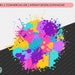 Neon Paint PNG, Paint Splat SVG, Paint Splatter Clipart, 90s Paint ...