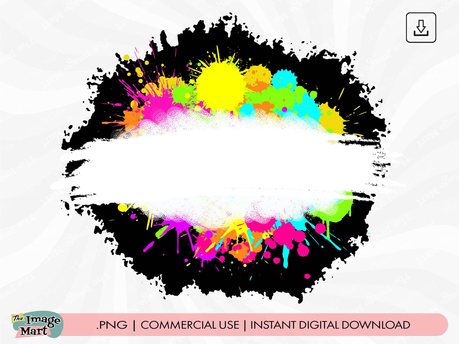 90s PNG Retro PNG Neon Paint Png Neon Paint Splatter 90s - Etsy