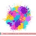 Neon Paint PNG, Paint Splat SVG, Paint Splatter Clipart, 90s Paint ...