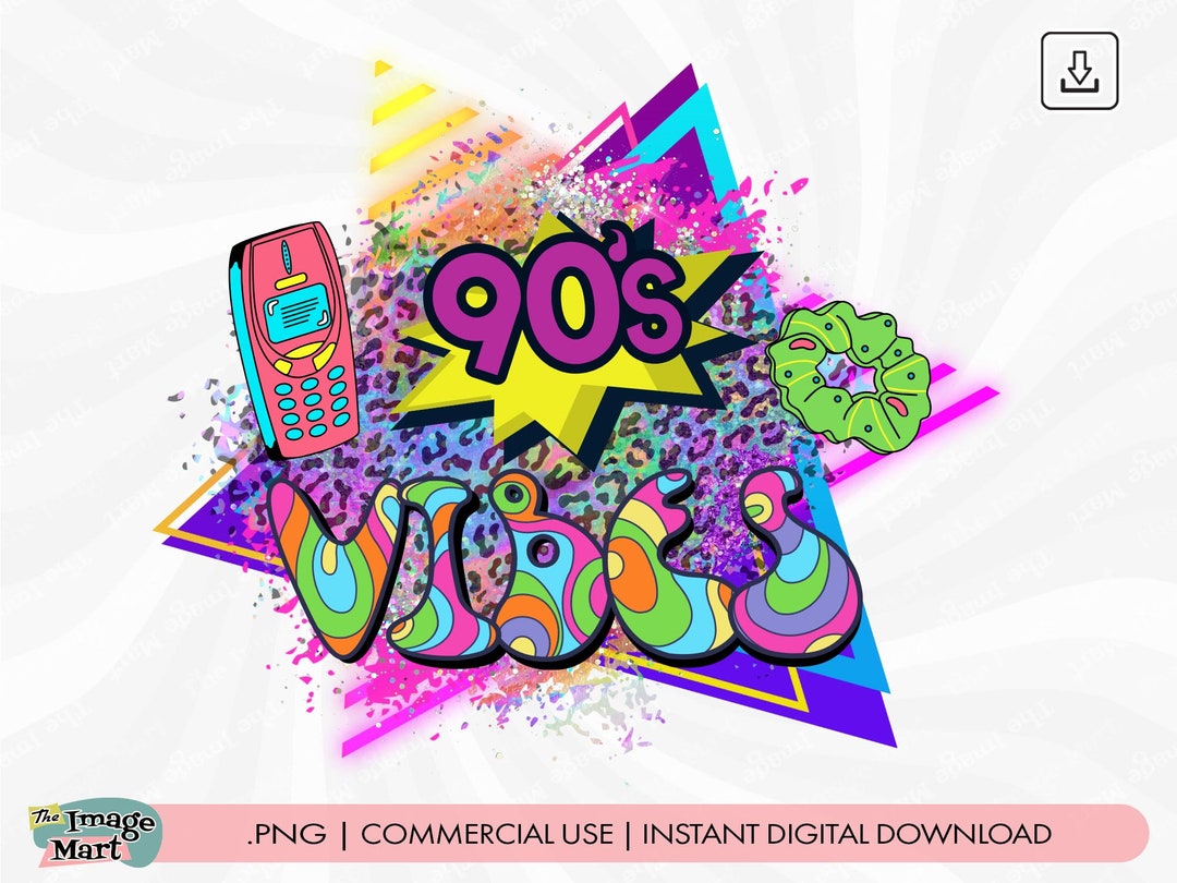 90s Design Png, Neon Png, 90's Sublimation, 90s Tshirt Design, Neon ...